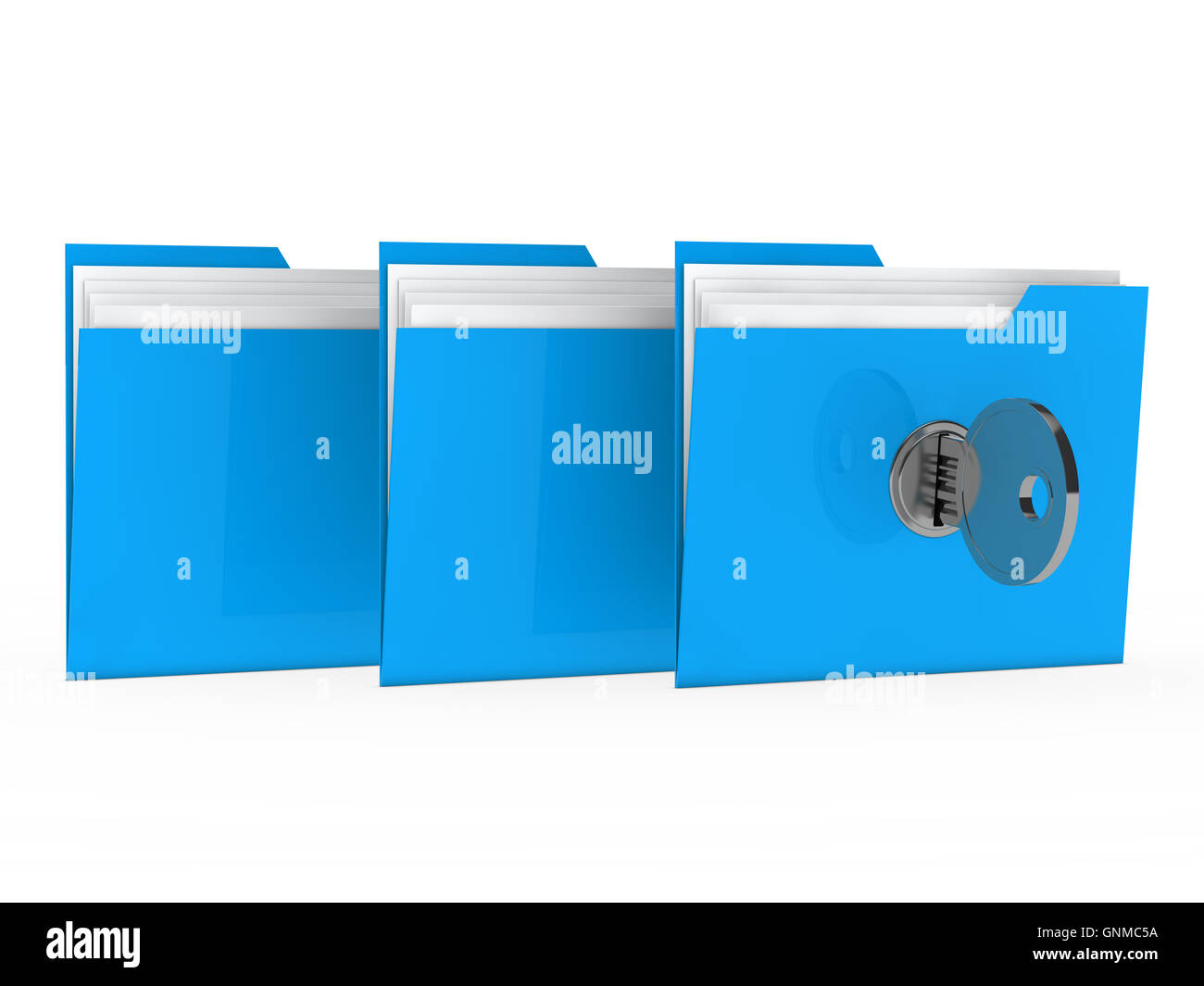 Blue cardboard folder hi-res stock photography and images - Alamy