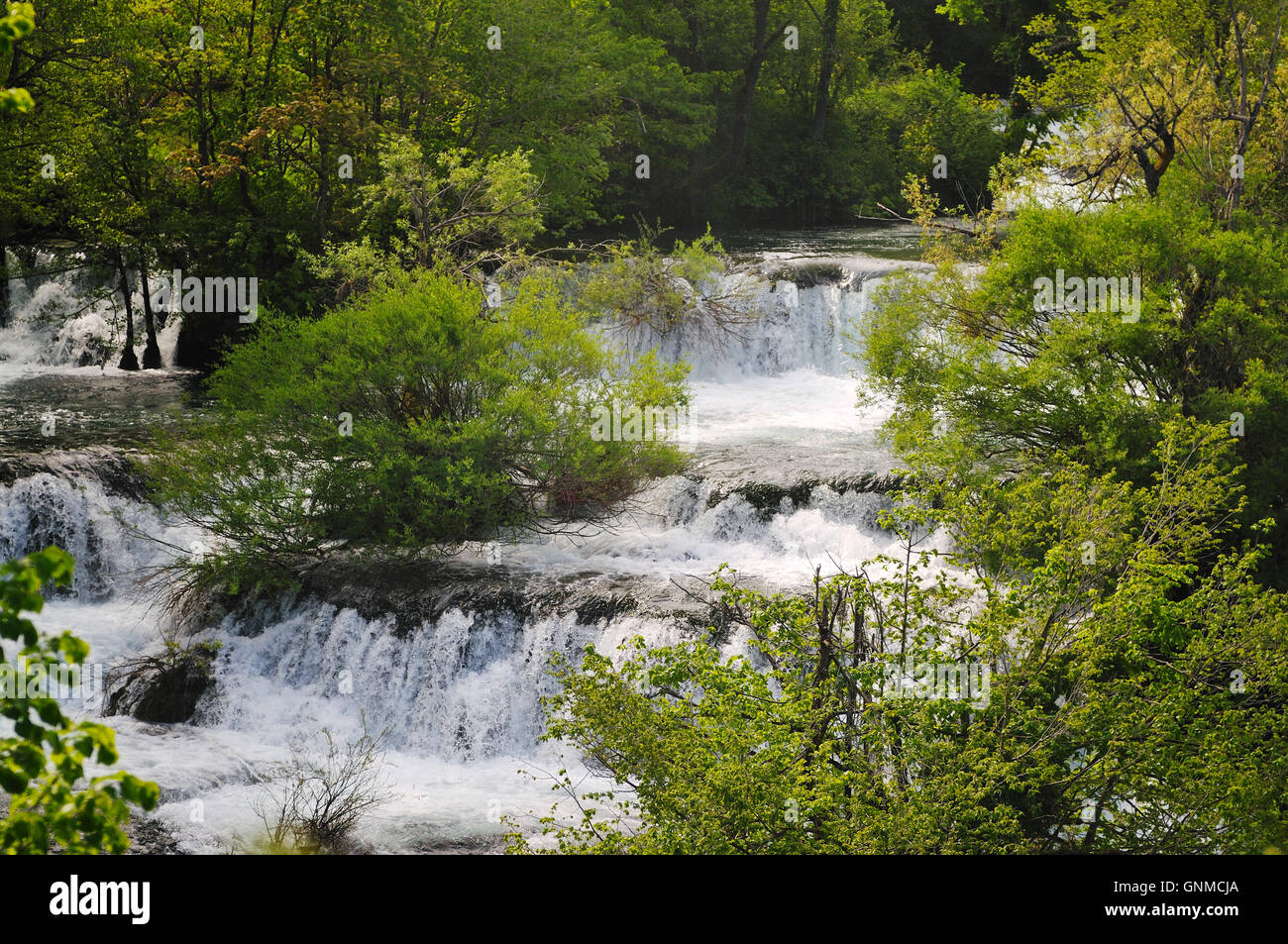 river waterfall wild Stock Photo - Alamy
