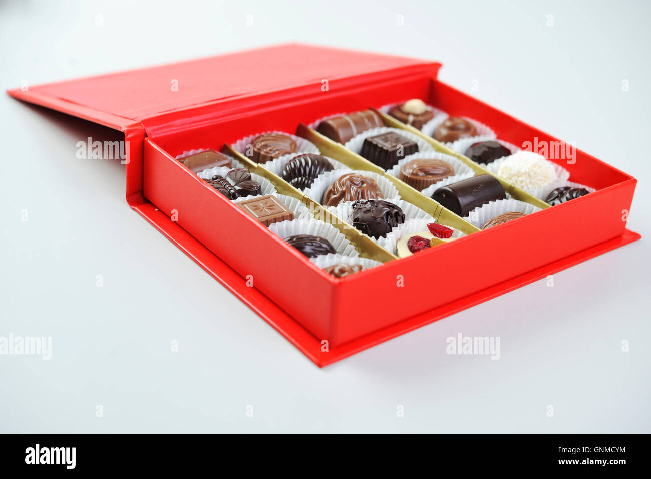 chocolate and praline Stock Photo - Alamy