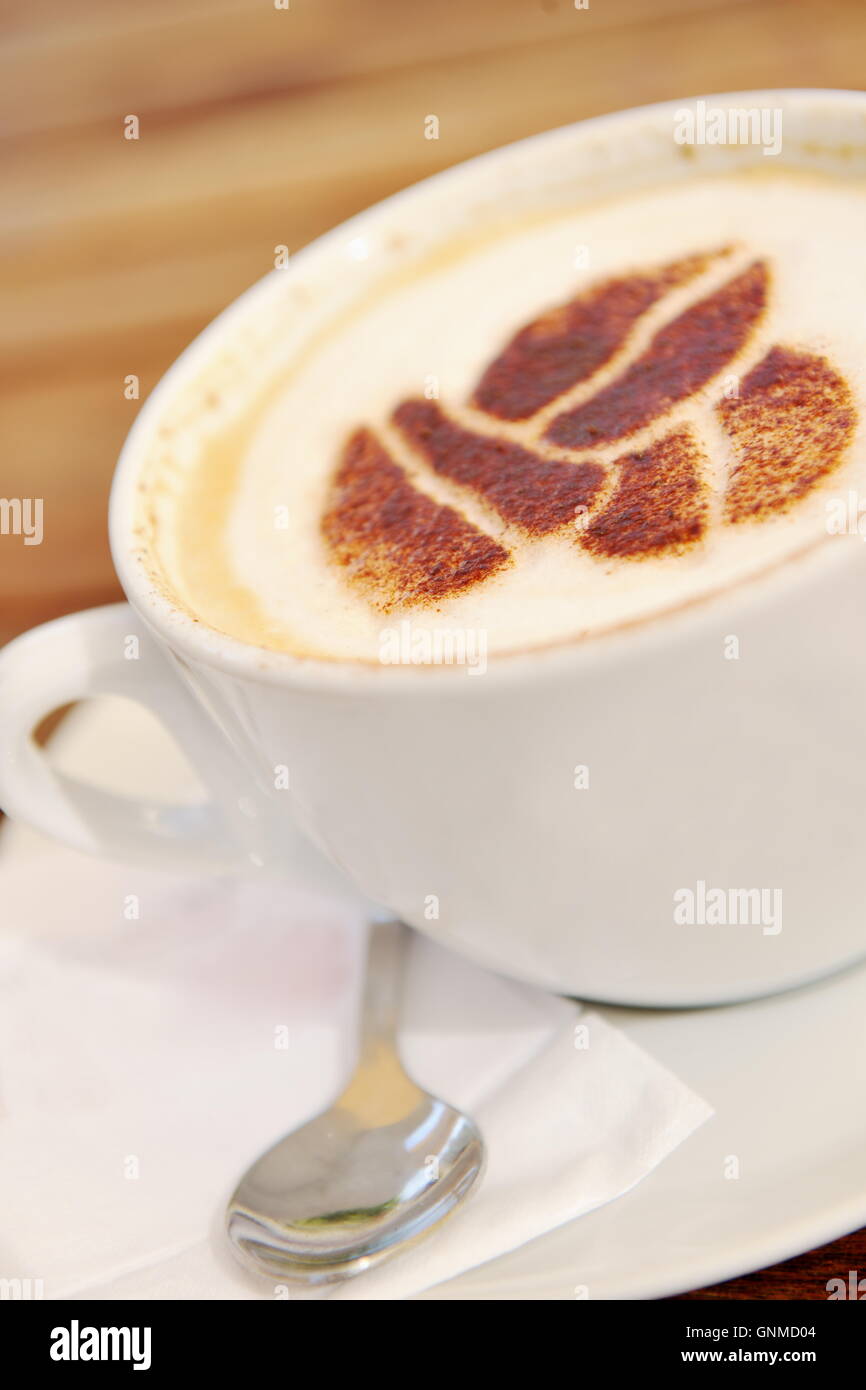 Coffee capuchino drink Stock Photo - Alamy