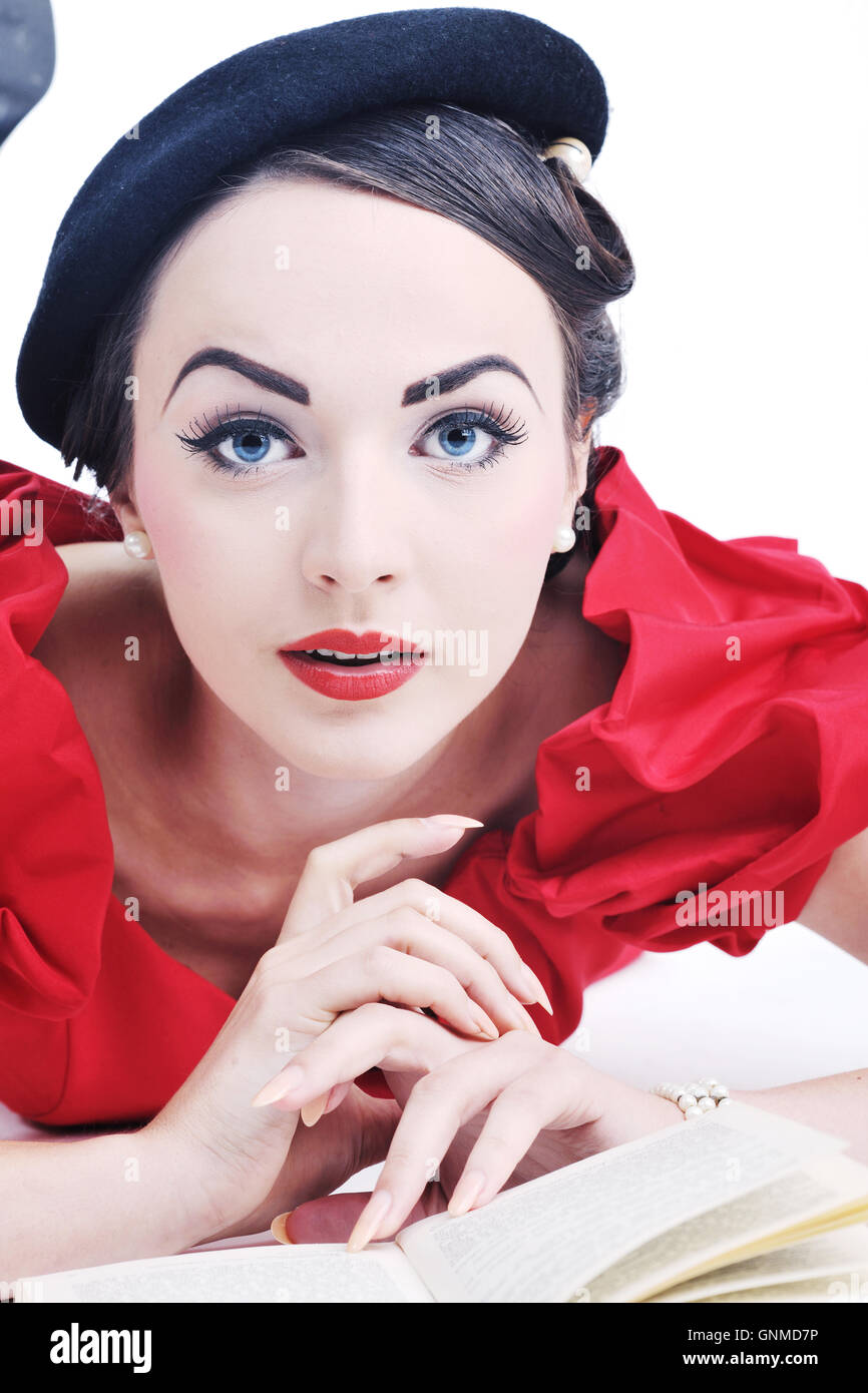 Pin up girl book hi-res stock photography and images - Alamy