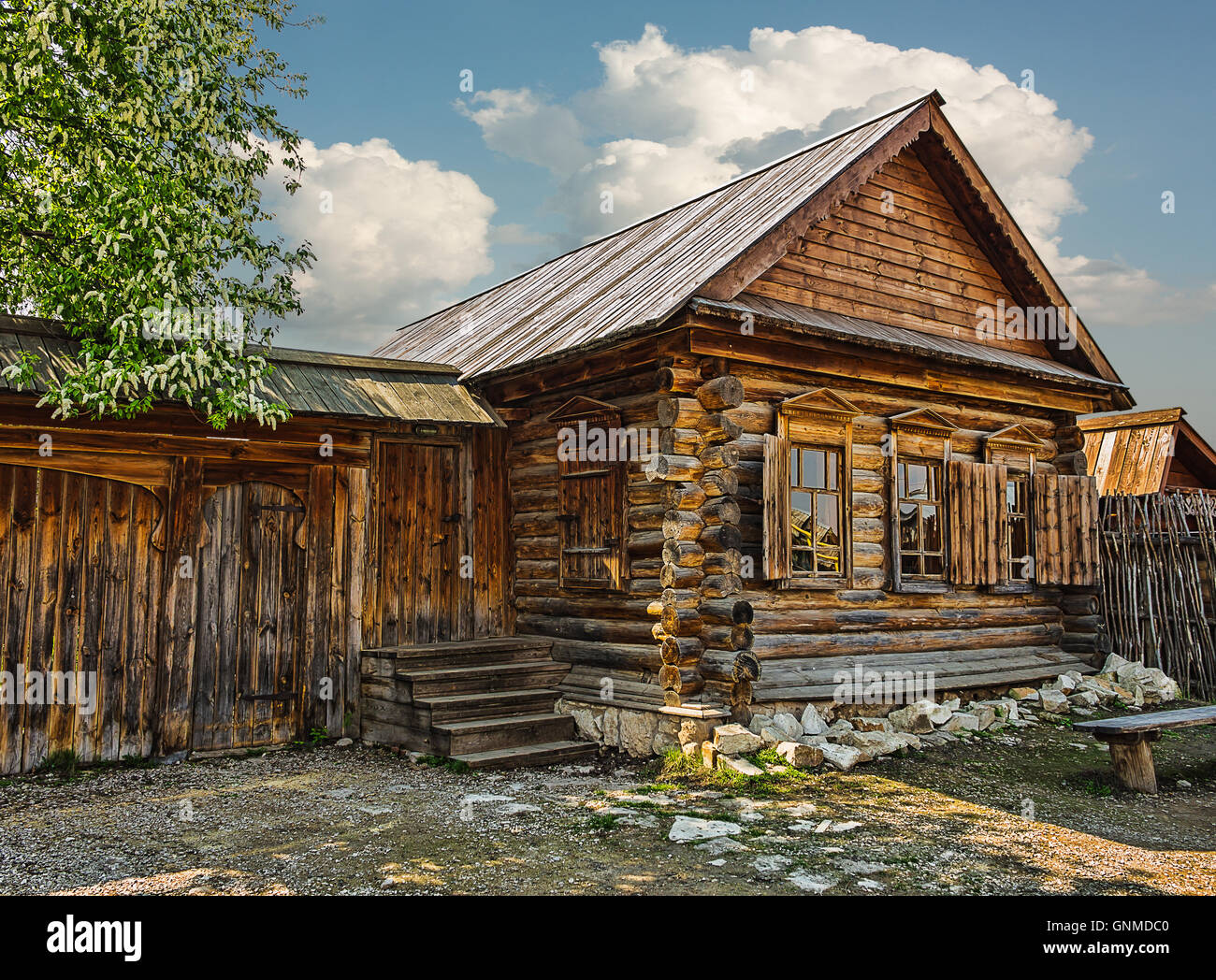 Old wooden house Stock Photo - Alamy