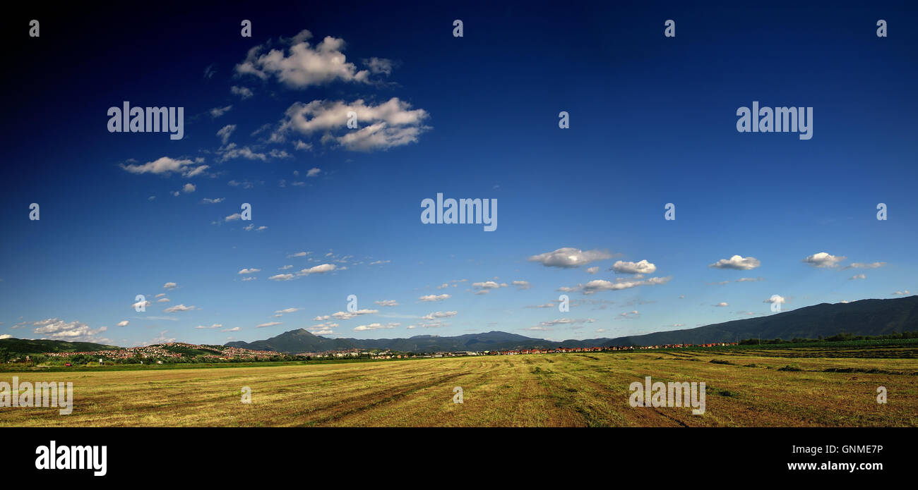 sunny day and dramatic sky Stock Photo - Alamy