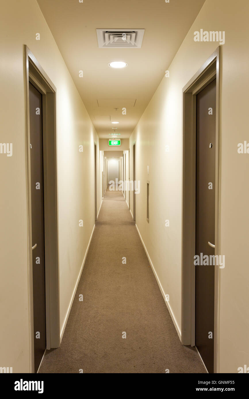 Windowless hallway hi-res stock photography and images - Alamy