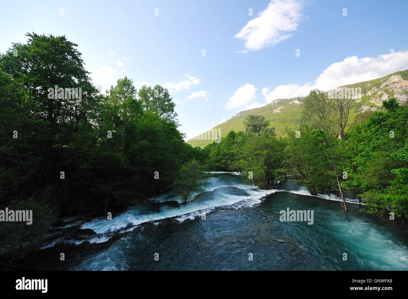 river waterfall wild Stock Photo - Alamy