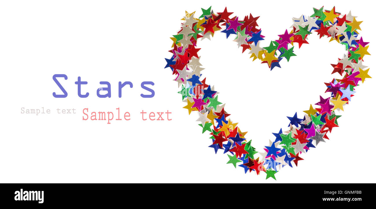 Big star composed many colored hi-res stock photography and images - Alamy