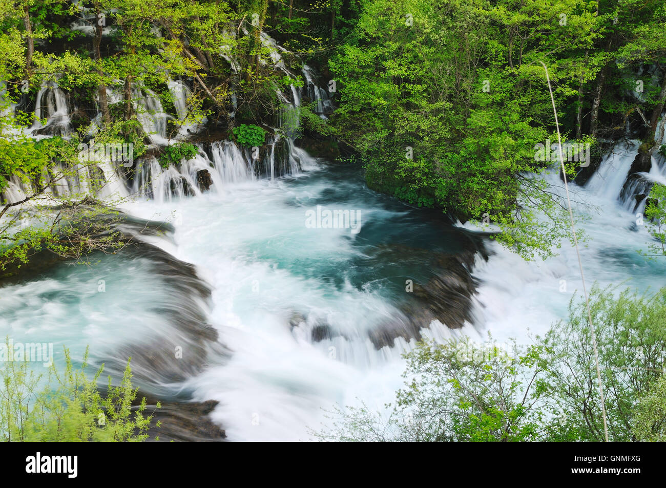 river waterfall wild Stock Photo - Alamy