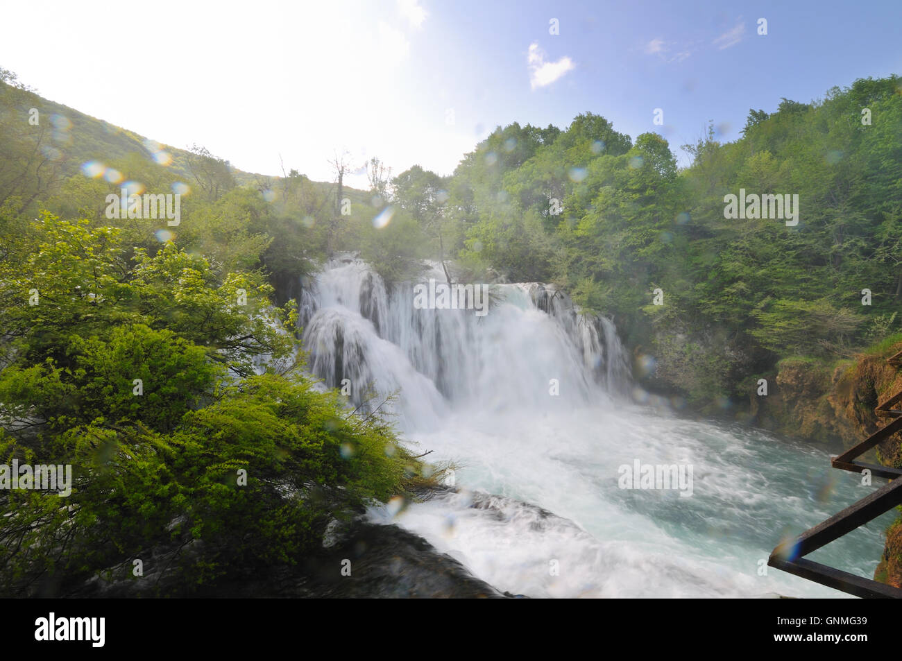 river waterfall wild Stock Photo - Alamy