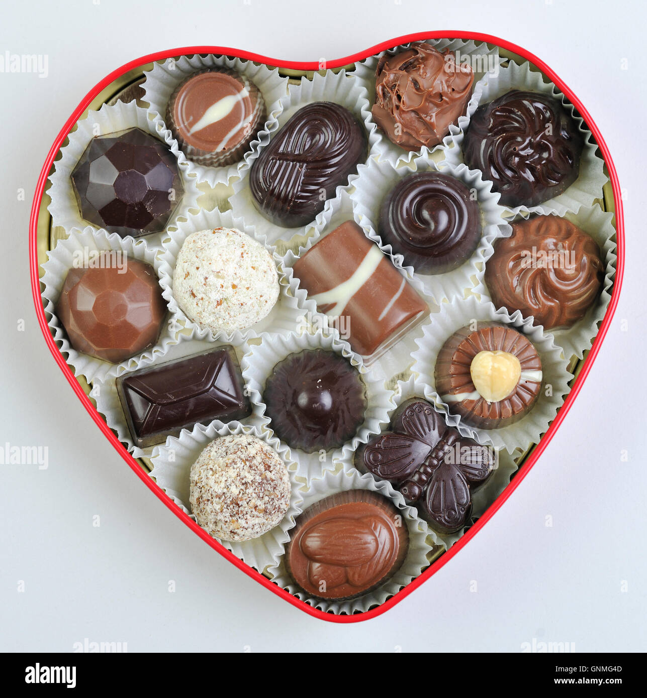 chocolate and praline Stock Photo - Alamy