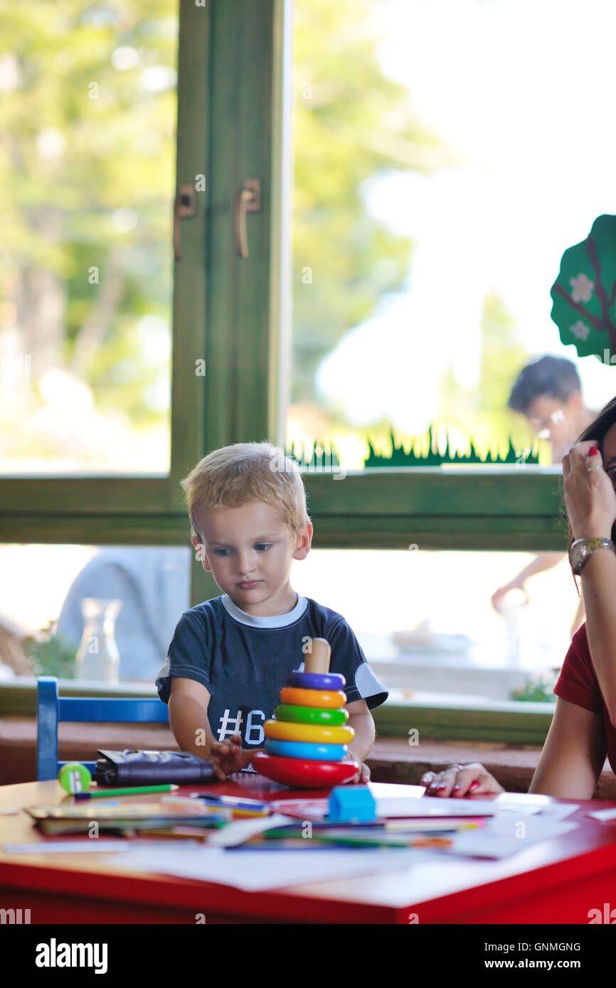 cute little child play and have fun Stock Photo - Alamy