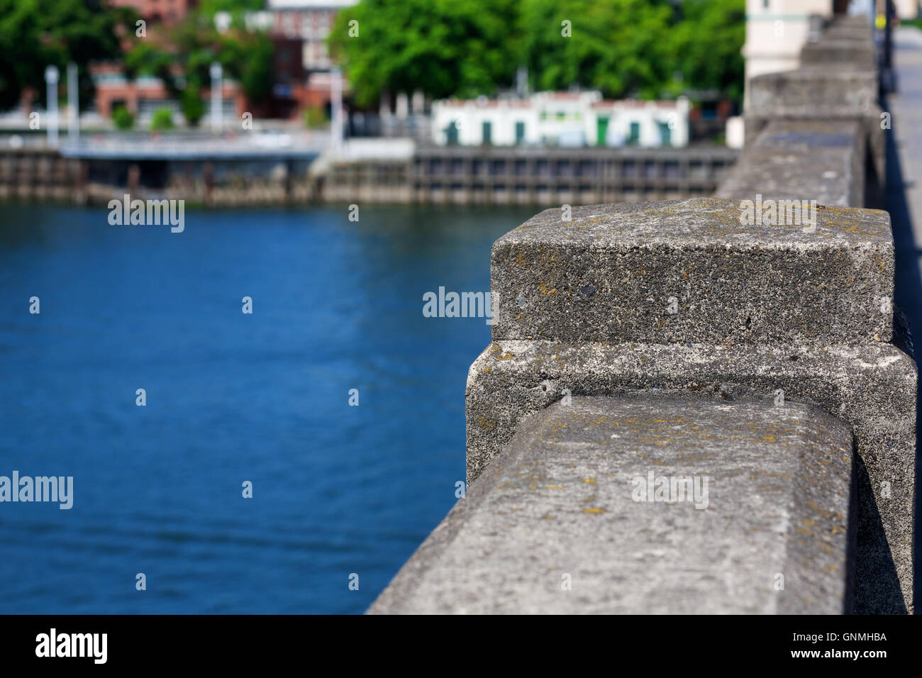 Concrete Bridge Railing Stock Photo - Alamy