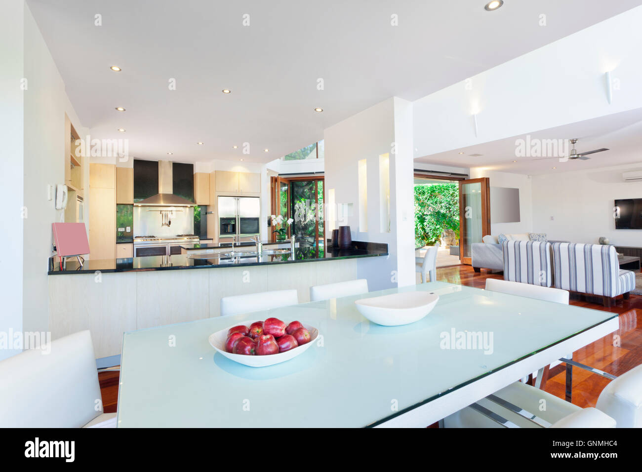 Modern house interior Stock Photo - Alamy
