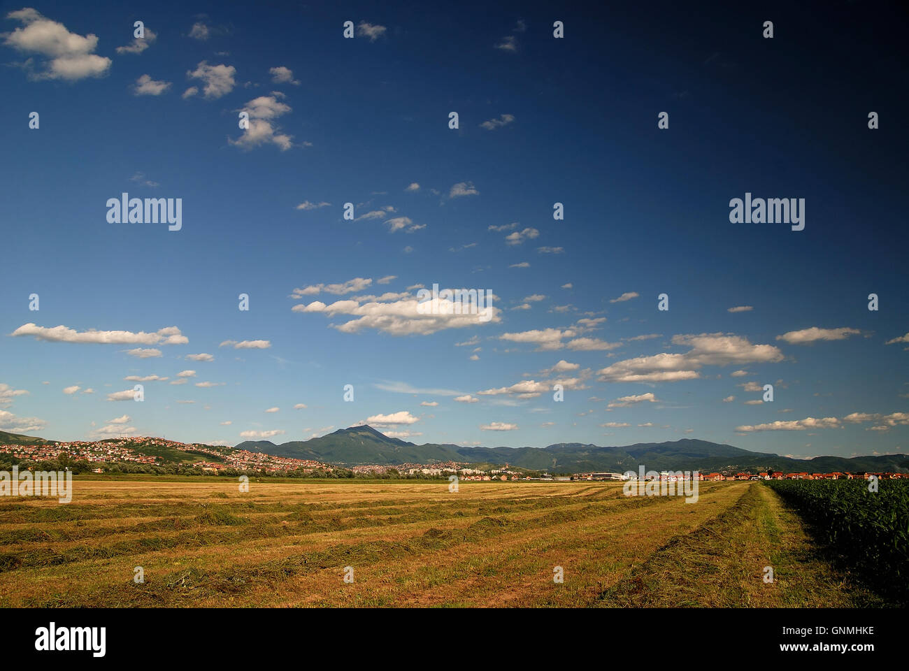 sunny day and dramatic sky Stock Photo - Alamy