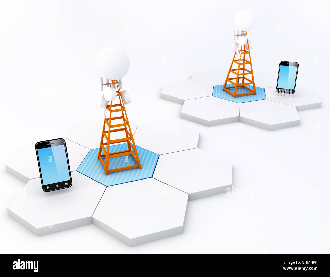 Cell site Cut Out Stock Images & Pictures - Alamy