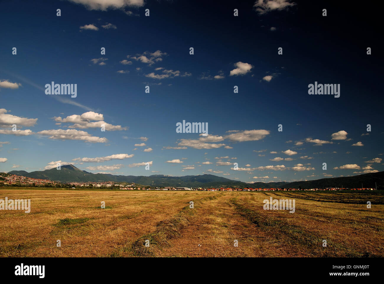 sunny day and dramatic sky Stock Photo - Alamy