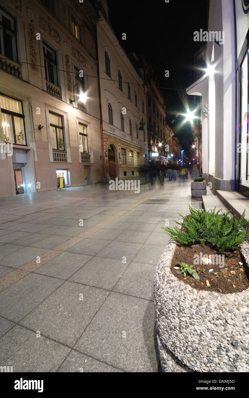 A look at the city at night Stock Photo - Alamy