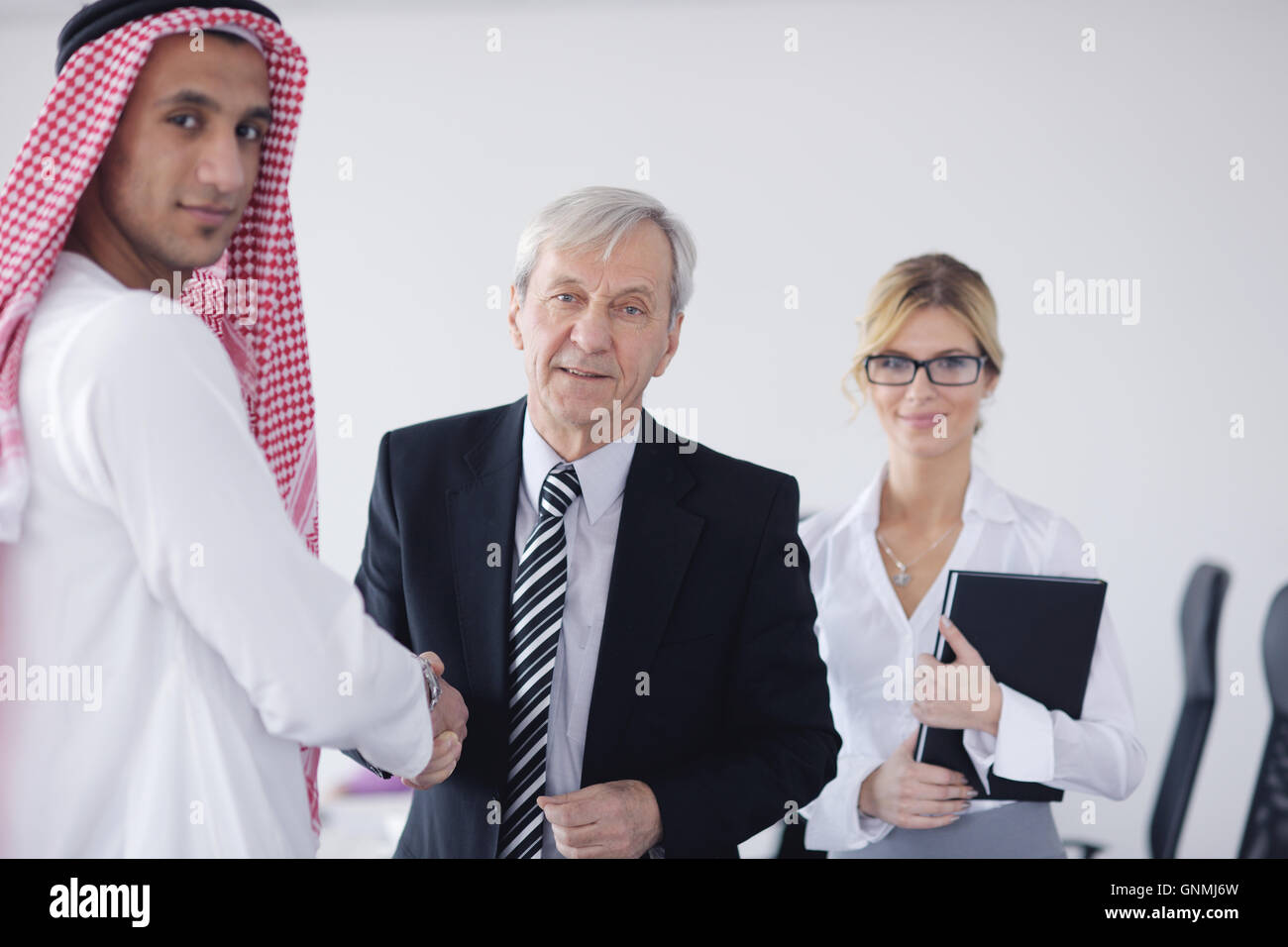 Arabic business man at meeting Stock Photo - Alamy