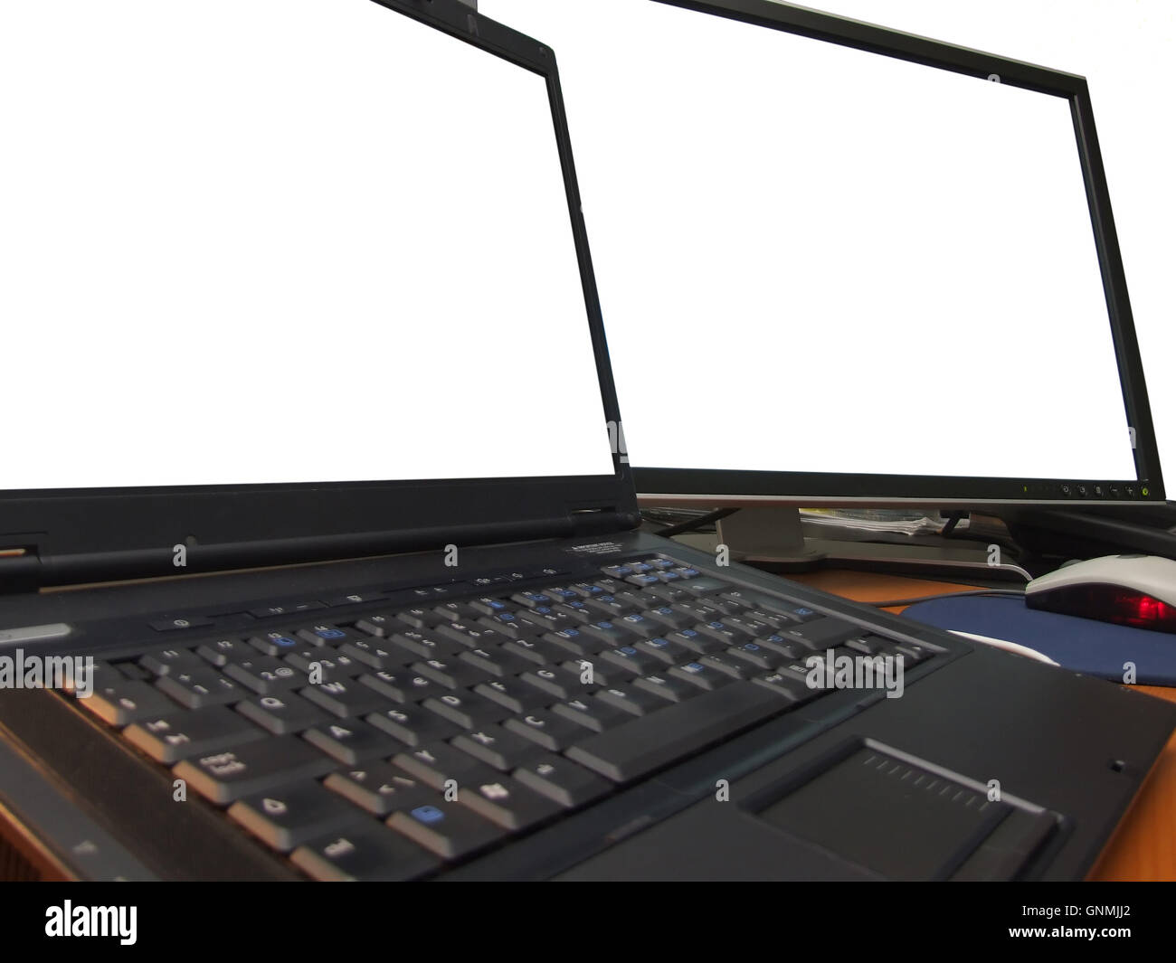 Dual screen system hi-res stock photography and images - Alamy