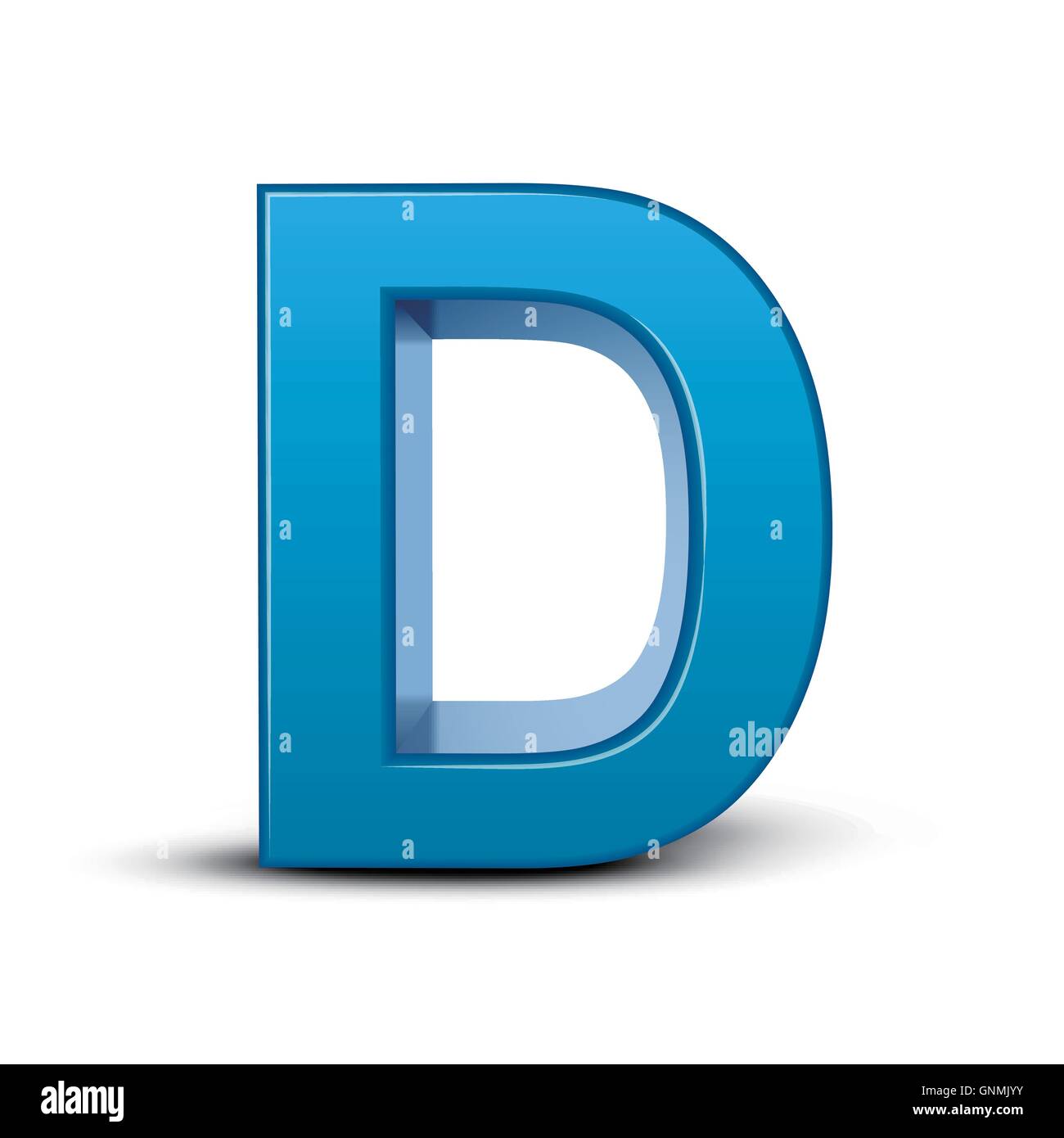 Blue Letter D Logo