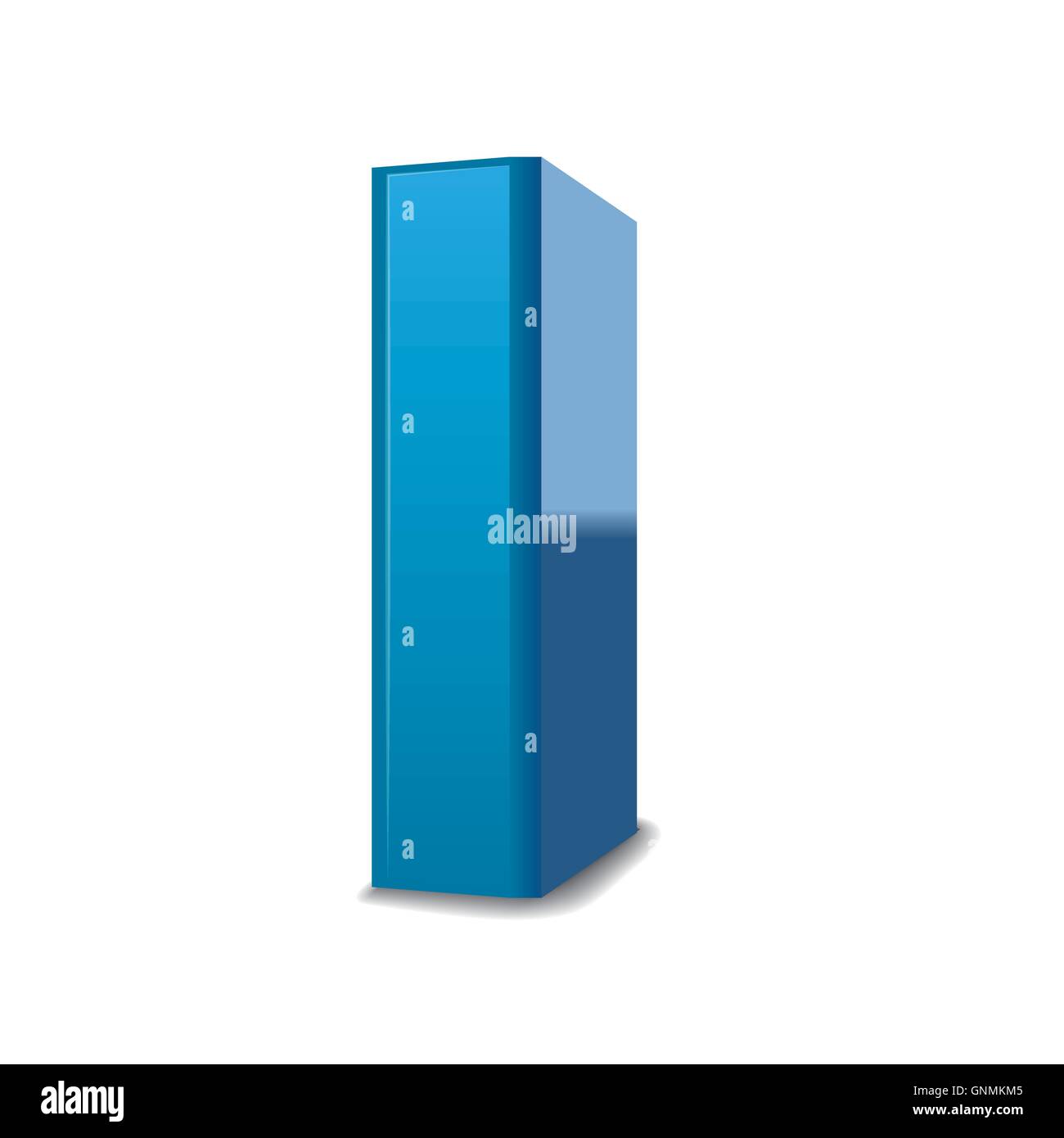 3D image blue letter I isolated on white background Stock Vector Image ...