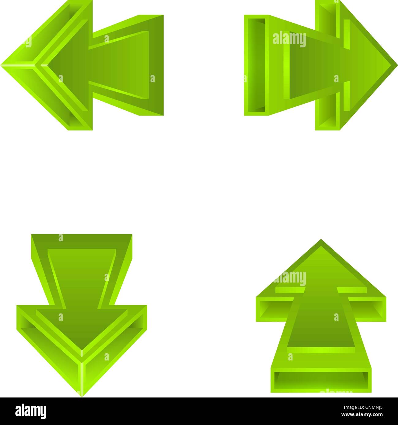 Set of arrow stickers Stock Vector Image & Art - Alamy