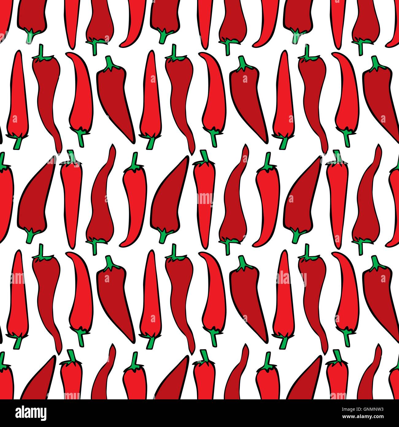 Green chilli wallpaper Stock Vector Images - Alamy