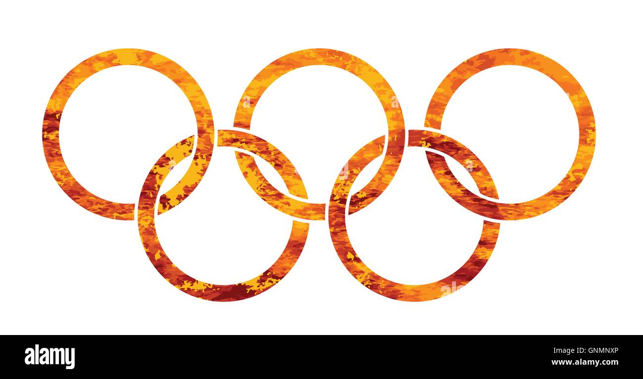 Green olympic rings hi-res stock photography and images - Alamy