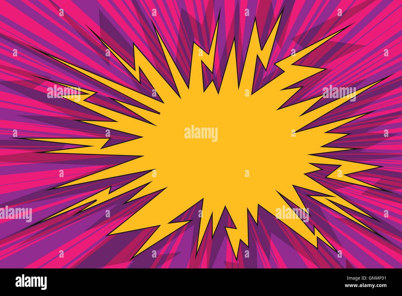 Explosive pop art background comics bubble Stock Vector Image & Art - Alamy