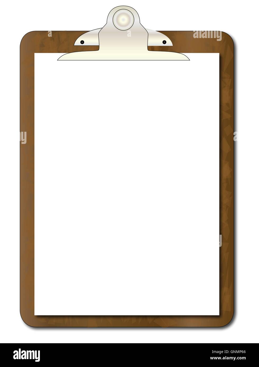 Clipboard with Paper Stock Vector Image & Art - Alamy