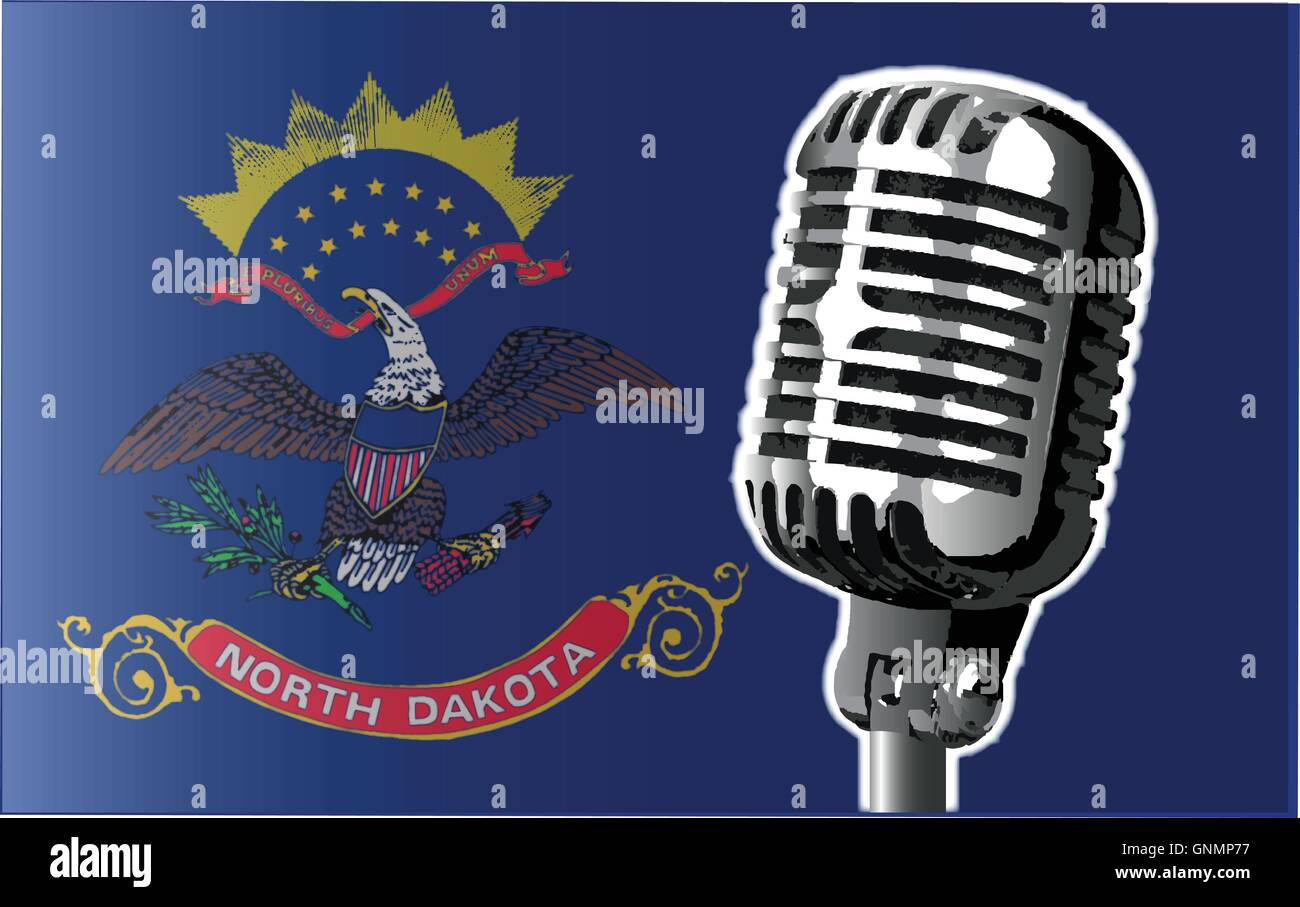 Flag american state north hi-res stock photography and images - Alamy