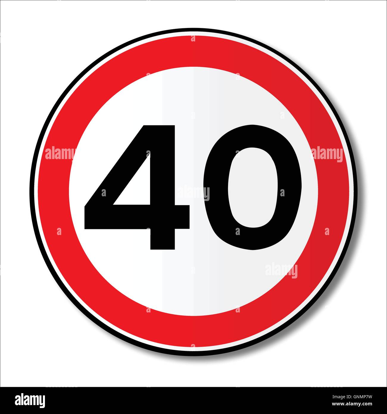40 mph road sign Stock Vector Images - Alamy 40 mph road sign Stock Vector Images - Alamy