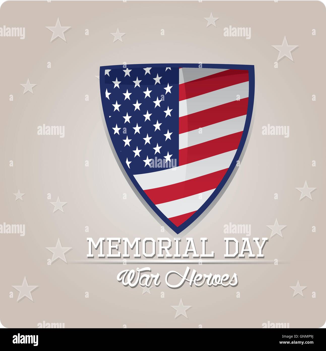 Isolated heraldry shield with the american flag on a textured ...