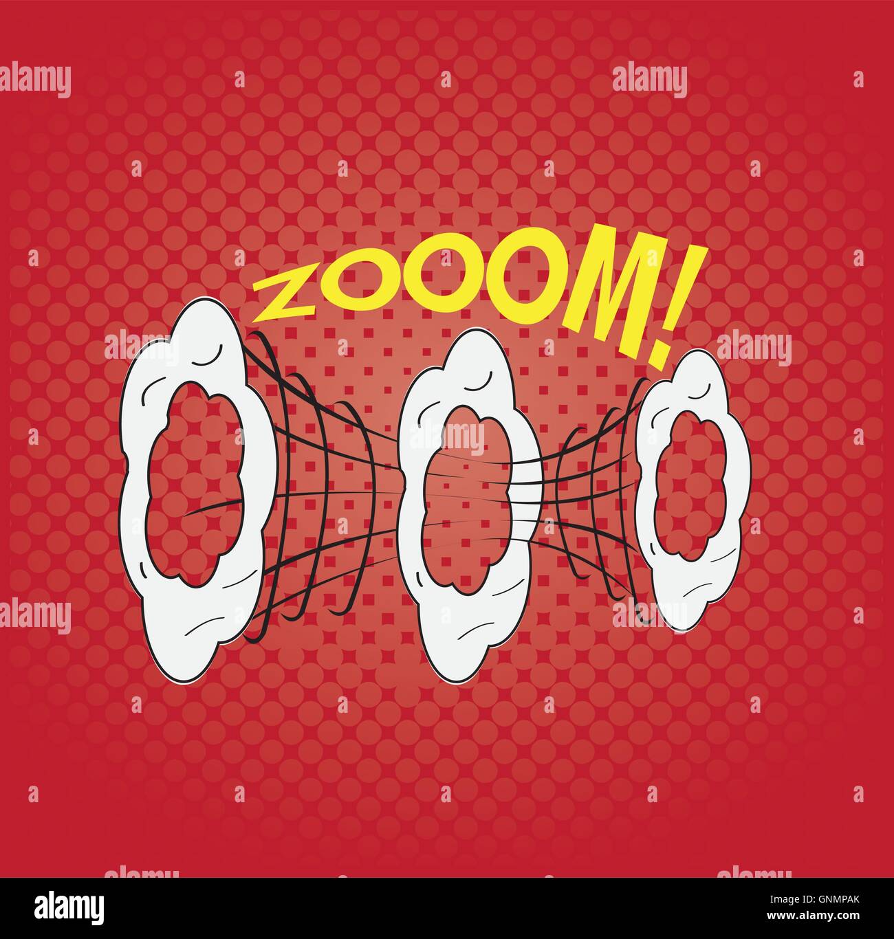 Isolated comic expression on a red textured background Stock Vector ...