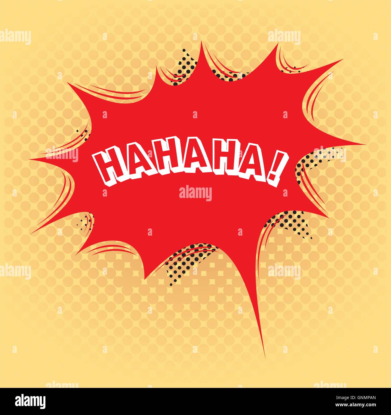 Light yellow textured background with an isolated comic expression ...