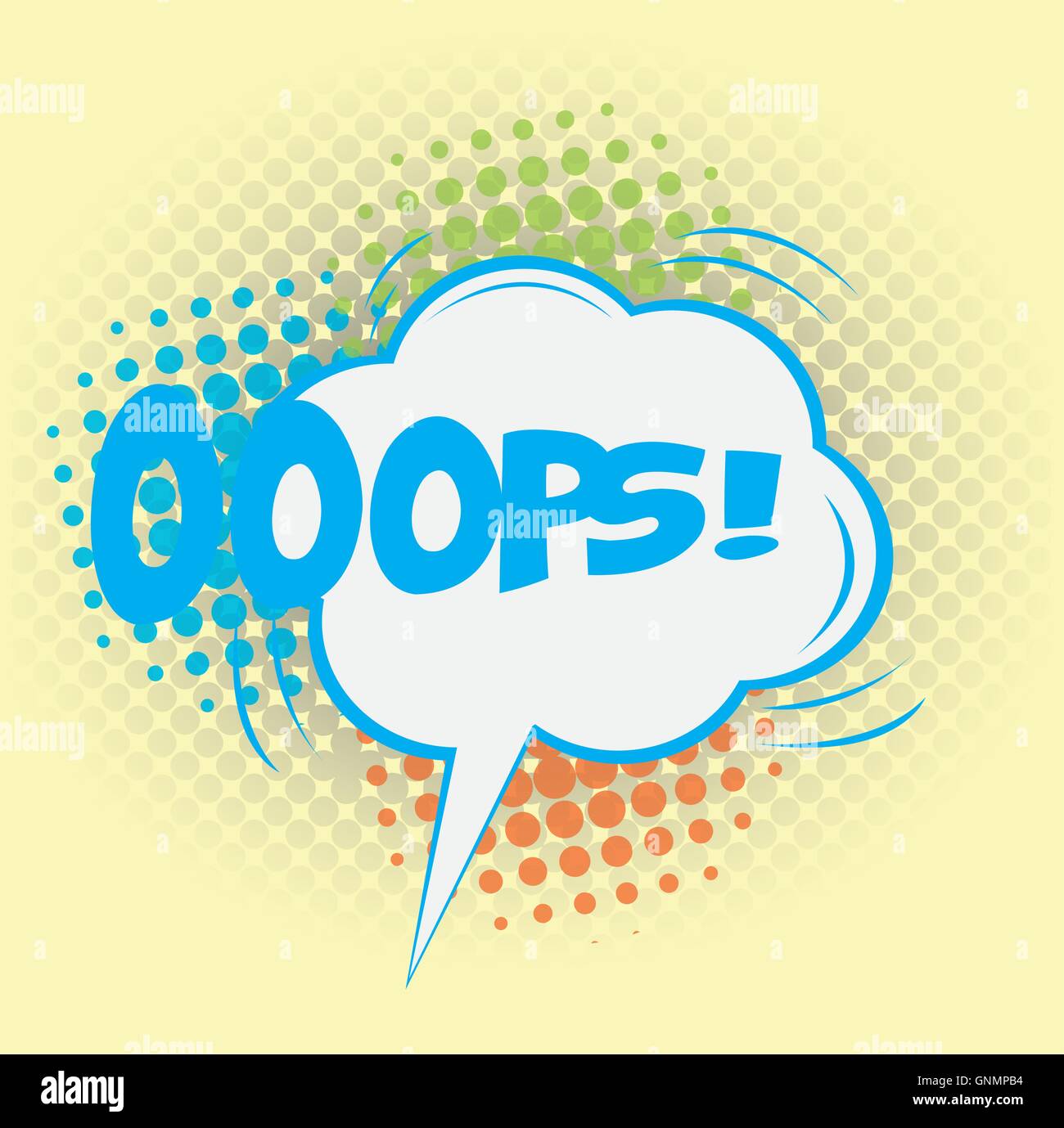 White textured background with an isolated comic expression Stock ...
