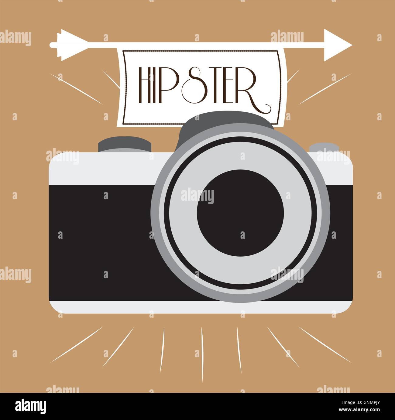 Trendy hipster camera Stock Vector Images - Alamy