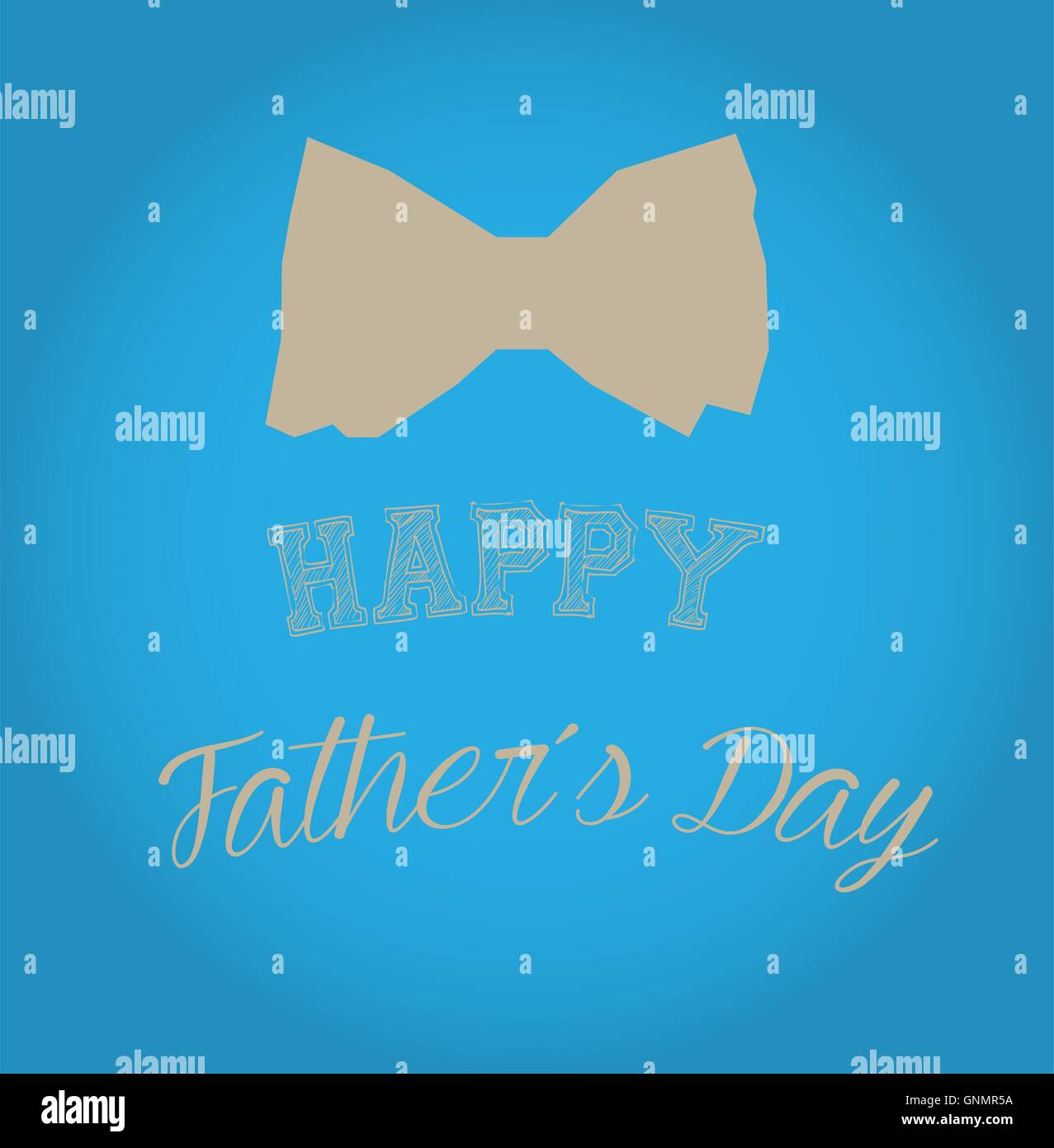 Colored background with text and a silhouette of a bowtie for father's ...