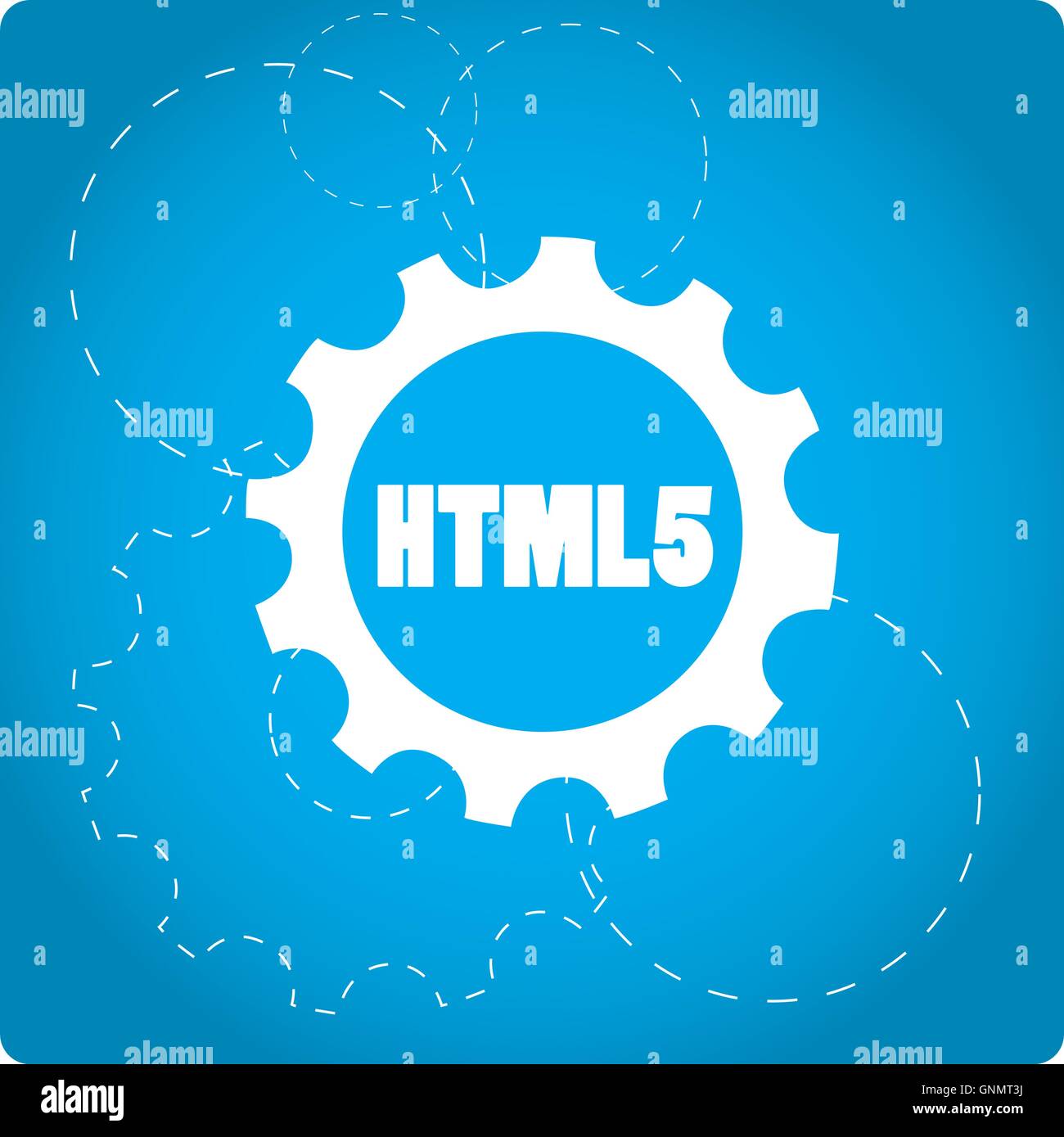 Html5 vector vectors hi-res stock photography and images - Alamy