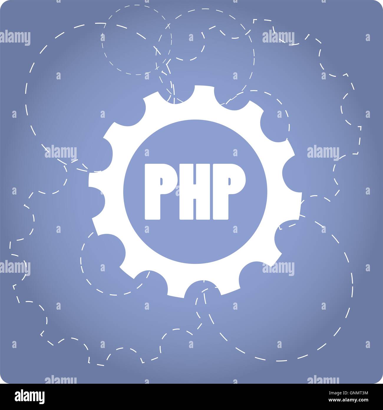 Php Web Design Programming Language Vector Illustration Stock Vector 7649