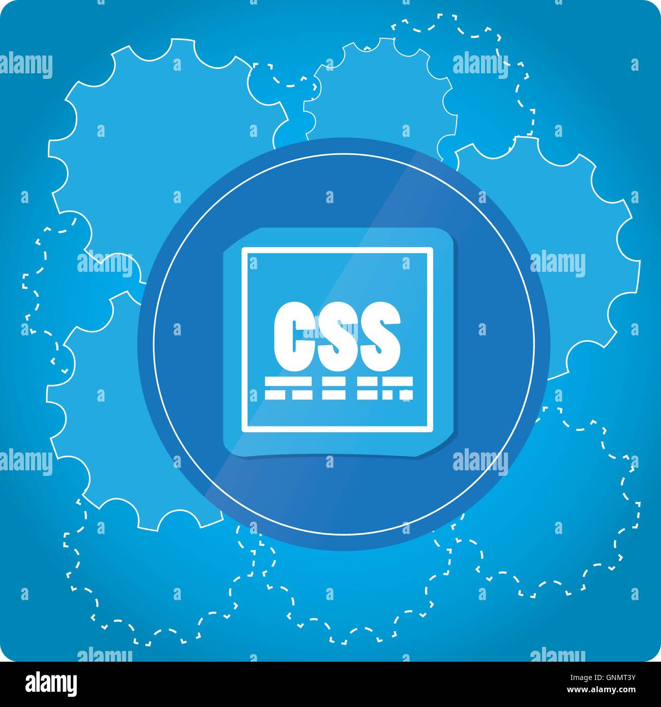 Css Web Design Programming Language Vector Illustration Stock Vector Image And Art Alamy