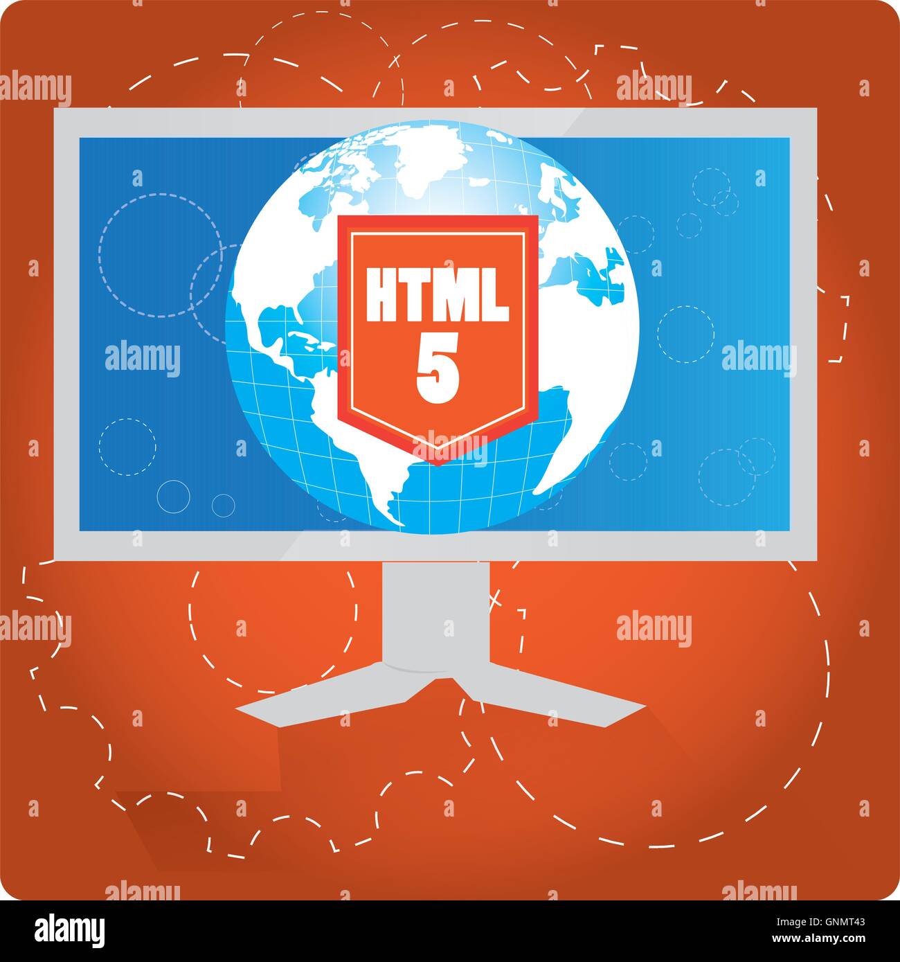 Html5 Web Design Programming Language Vector Illustration Stock Vector Image And Art Alamy