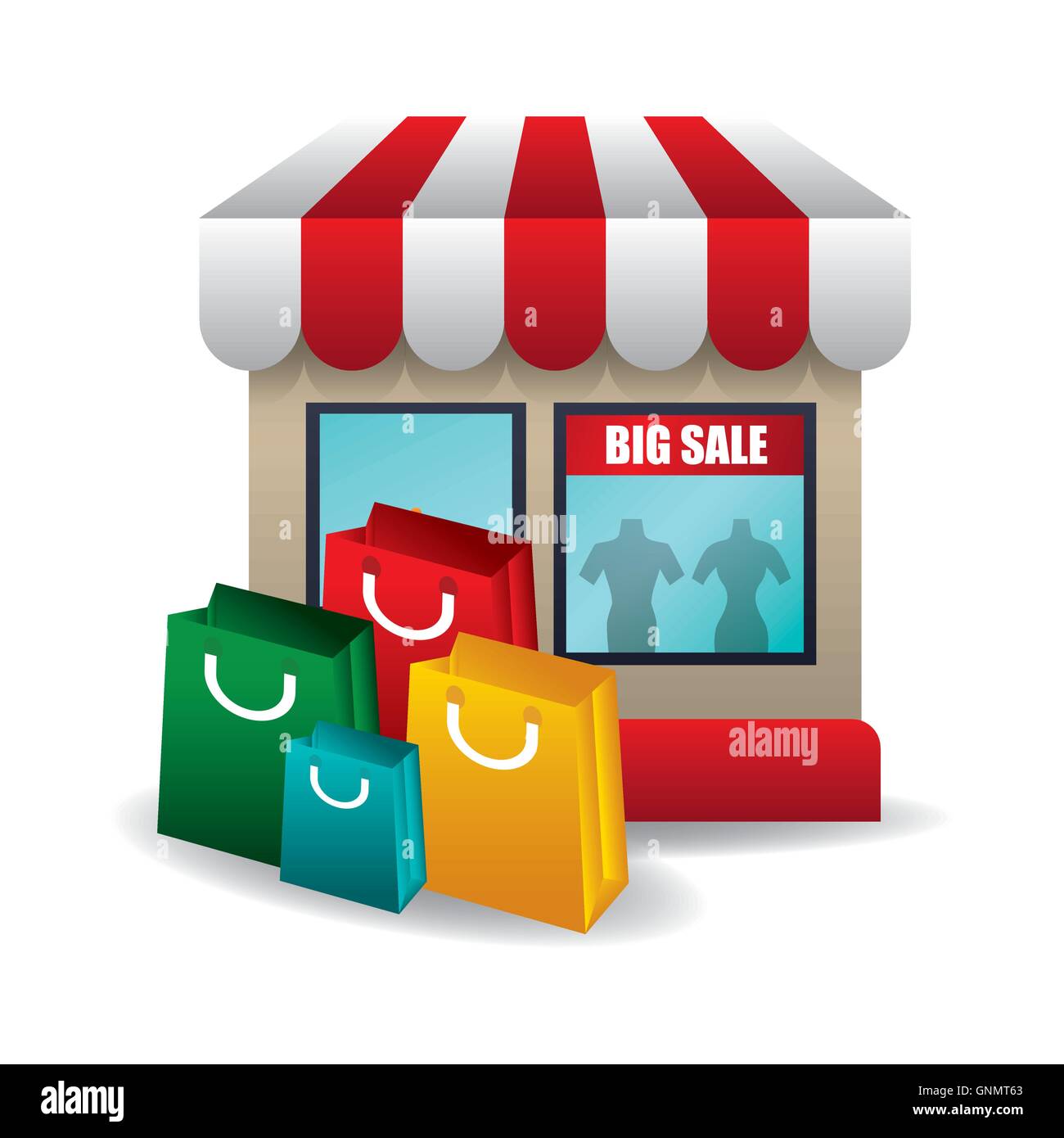 shopping market shop store icon set Stock Vector Image & Art - Alamy