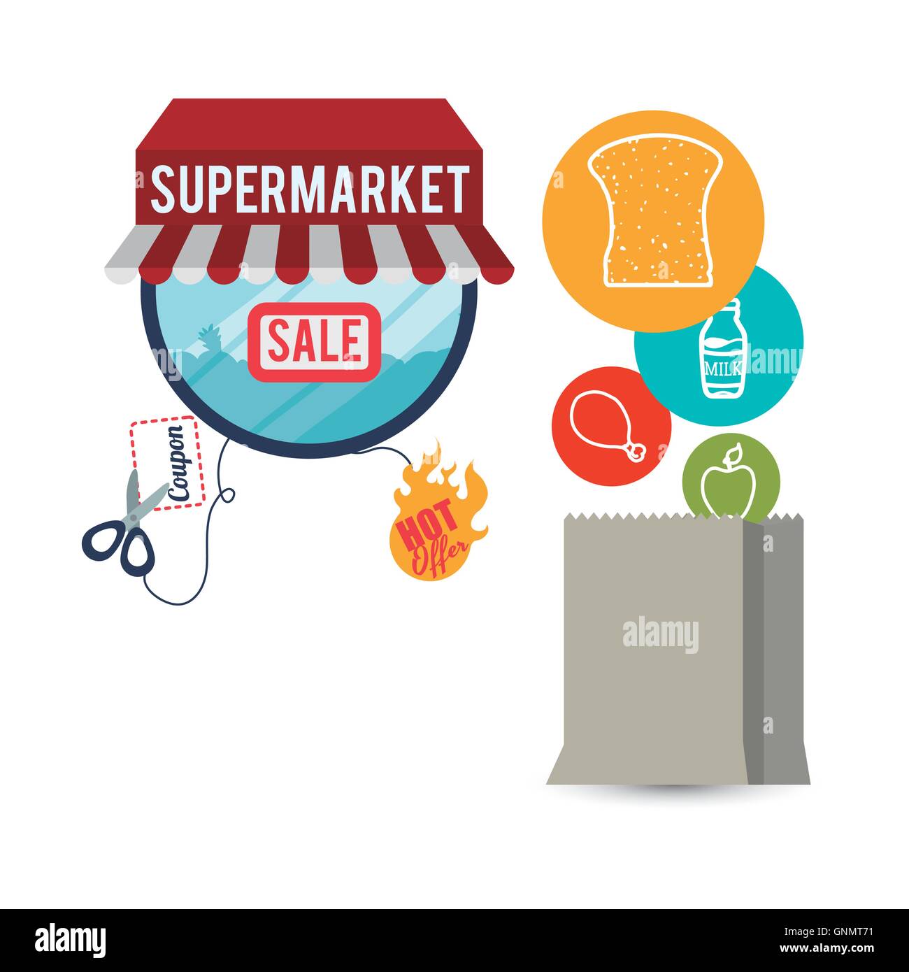 shopping market shop store icon set Stock Vector Image & Art - Alamy