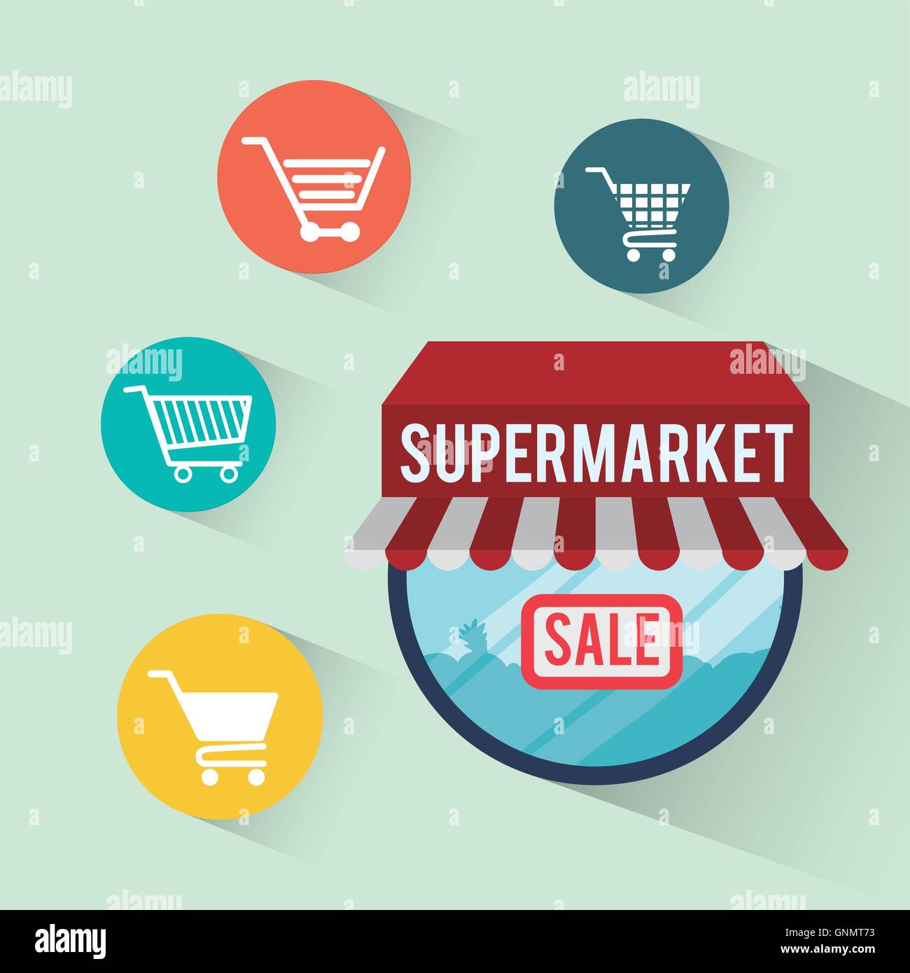 shopping market shop store icon set Stock Vector Image & Art - Alamy