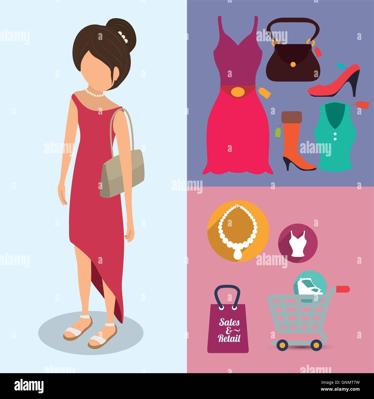 shopping market shop store icon set Stock Vector Image & Art - Alamy