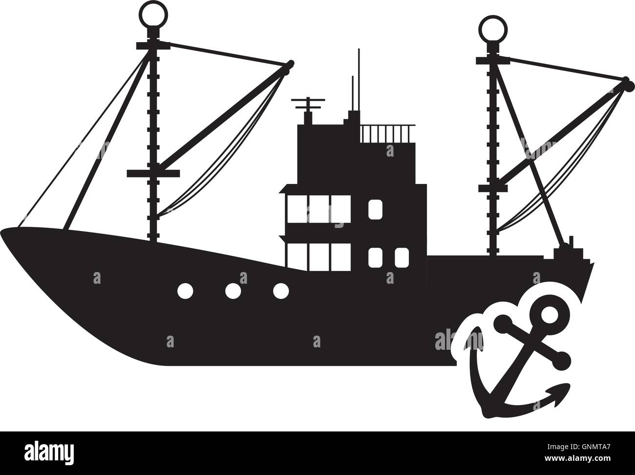ship anchor transportation design Stock Vector Image & Art - Alamy