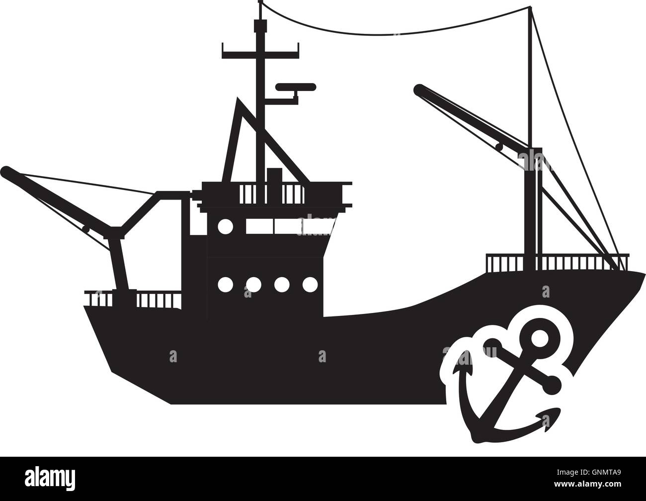 ship anchor transportation design Stock Vector Image & Art - Alamy