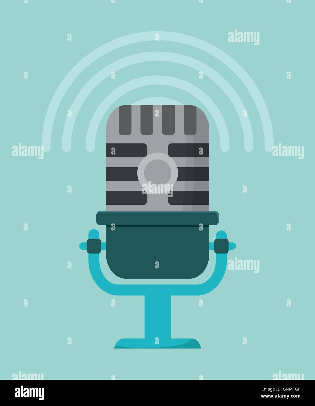 microphone gadget sound design Stock Vector Image & Art - Alamy