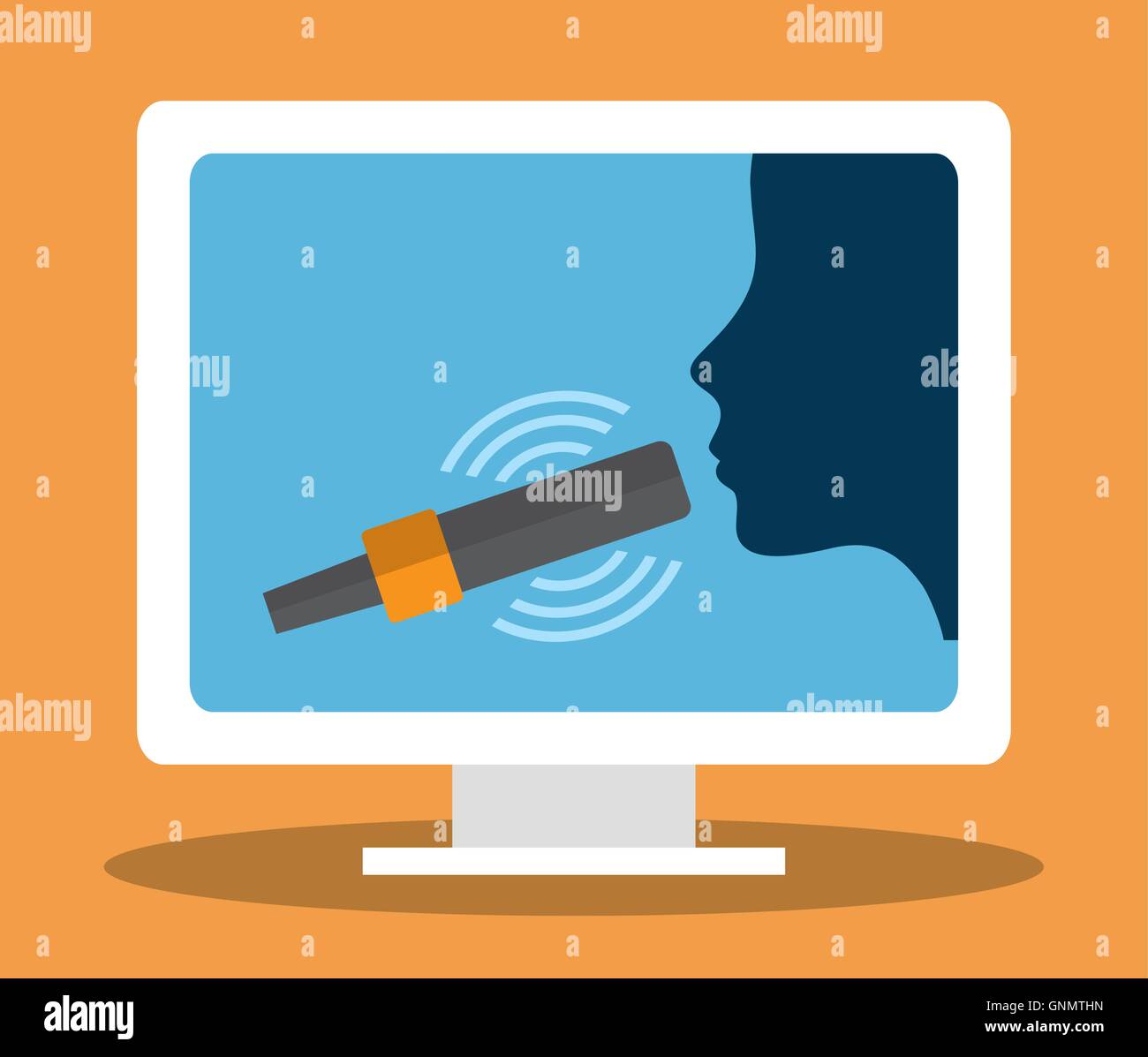 microphone gadget sound design Stock Vector Image & Art - Alamy