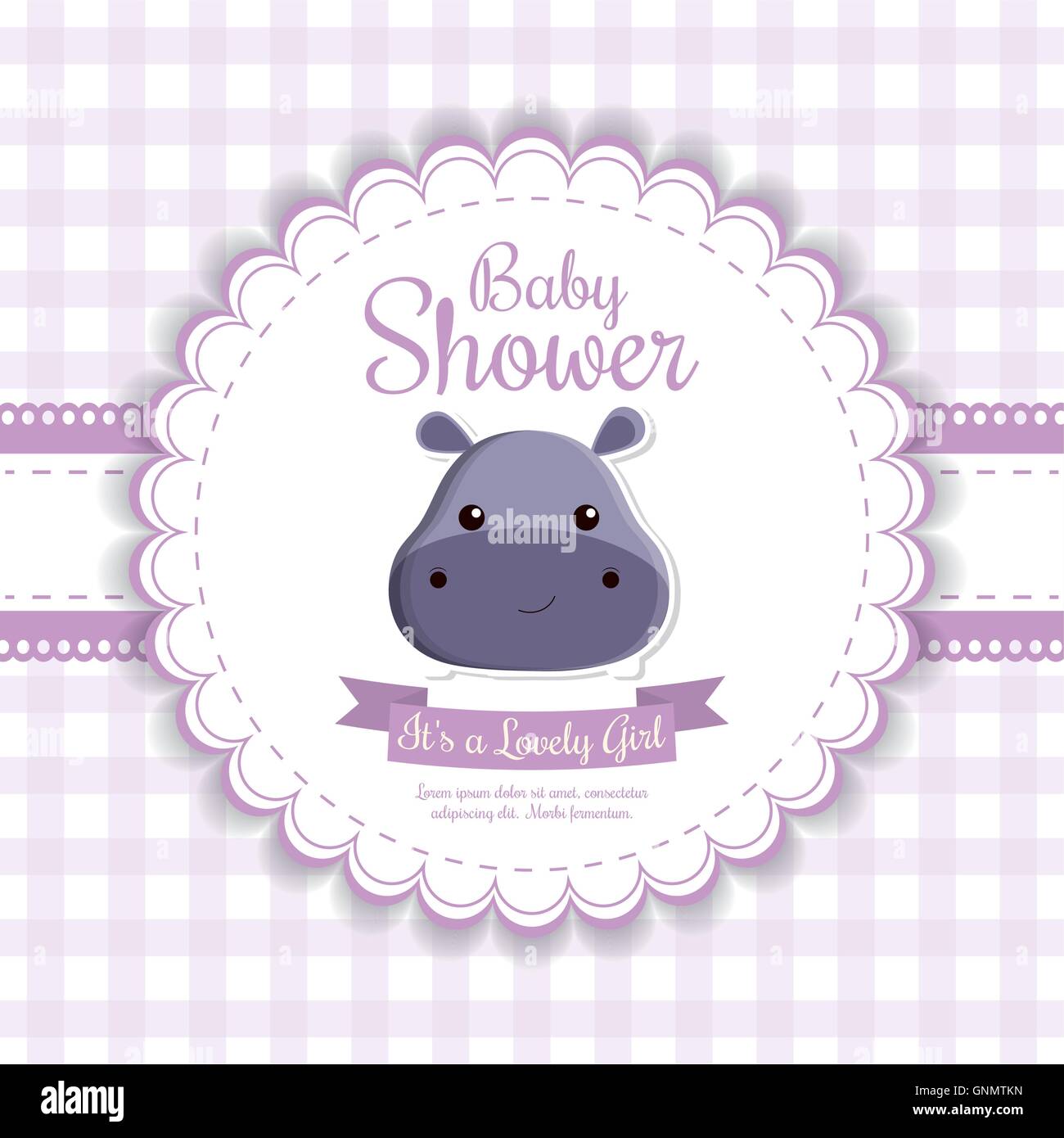 baby shower card design Stock Vector Image & Art - Alamy